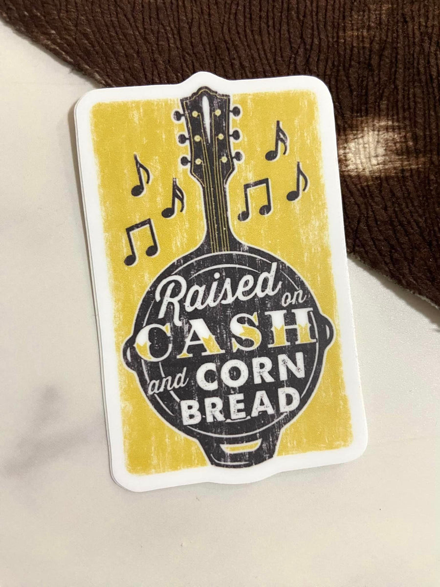 Cash + Cornbread Sticker| Deer Creek Mercantile