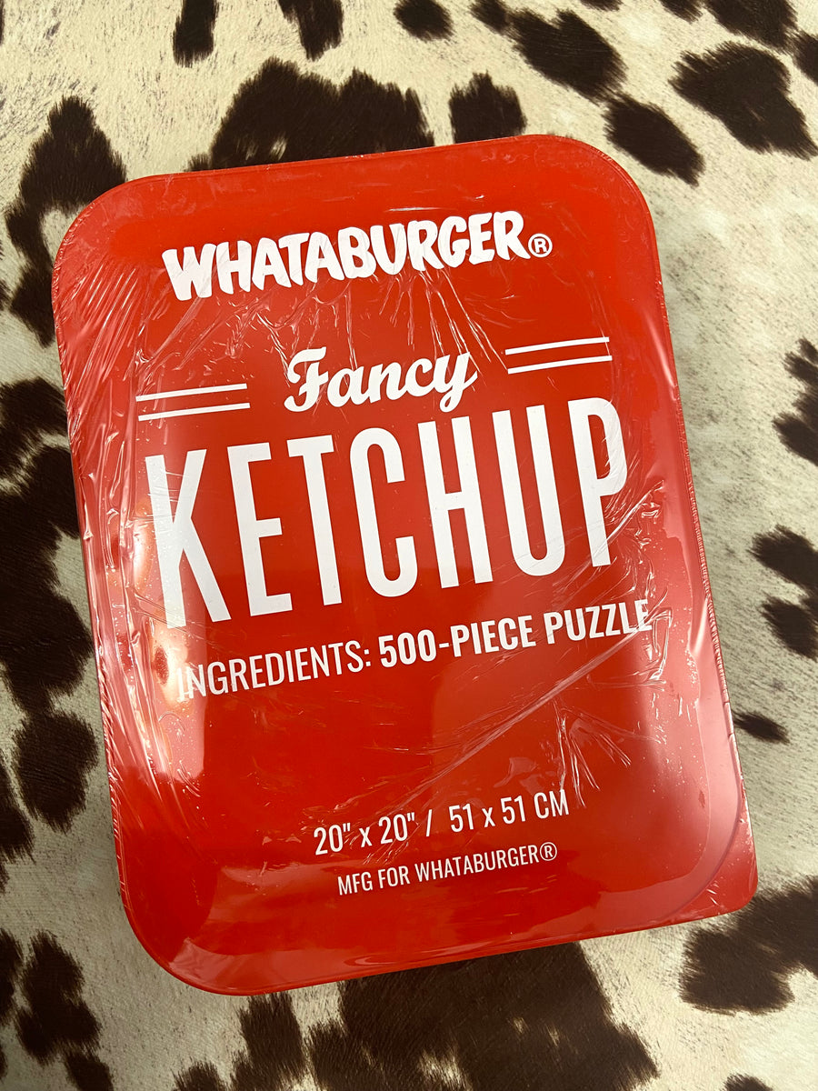 Whataburger Fancy Ketchup Puzzle – Deer Creek Mercantile