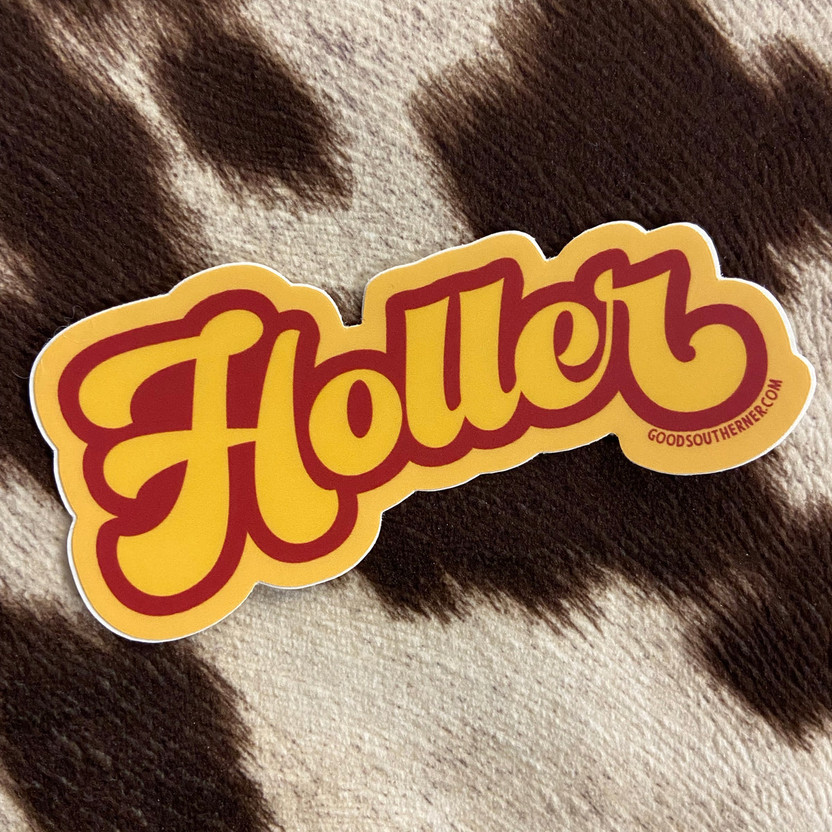 Holler Southern Sayings Sticker – Deer Creek Mercantile